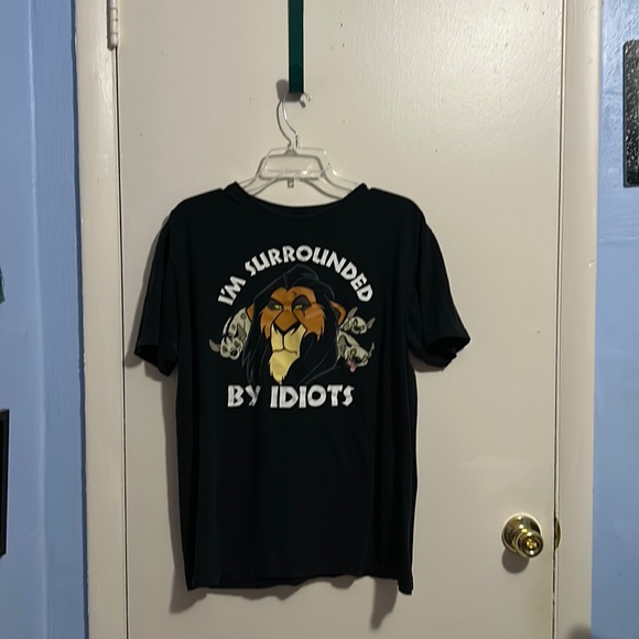 Disney | Tops | Disney Scar Im Surrounded By Idiots Xl Black And White ...